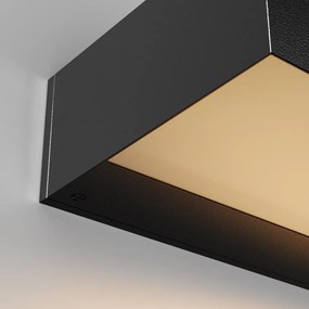 M O428WL-L10GF3K Nástěnné svítidlo Lot 3000K 10W teplá bílá 350lm černý hliník IP65 - MAYTONI