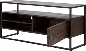 Designový TV stolek Yashpal 120 cm hnědý