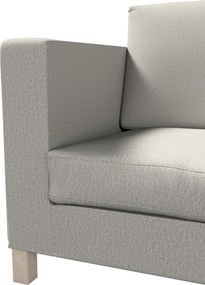 Potah na pohovku IKEA  Karlanda 3-místná nerozkládací, krátký barva šedá látka pletený vzor