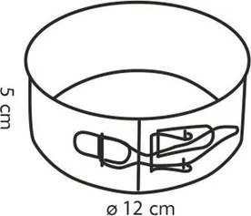 TESCOMA Forma na dort rozkládací DELÍCIA ø 12 cm
