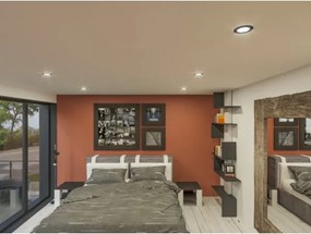 LED Podhledové svítidlo LED/6W/230V 3000K pr. 8,5 cm černá