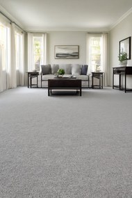 Spoltex, Metrážový koberec Elizabet 274 sv. šedá, na míru, šíře 4m, šedá, filc, dětský pokoj