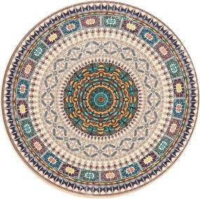 TZ Kruhový vzorovaný koberec Oriental Rozměr: 100 cm