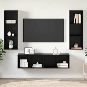 Sestava TV skříněk 3 ks Černý dub Kompozitní dřevo 3393130