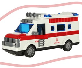 KIK KX4392 Dětská ambulance na dálkové ovládání světla zvuk 1:30