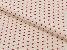 Biante Bavlněný povlak na polštář Sandra SA-025 Červené puntíky 40 x 40 cm