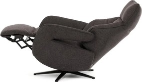 Relaxační křeslo TV-B3973 BR2, elektrické zabudované ovládání, látka, hnědá béžová