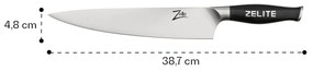 Comfort Pro, 10" nůž šéfkuchaře, 56 HRC, nerezová ocel