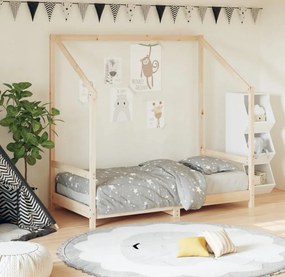 vidaXL Dětská postel 80 x 160 cm masivní borové dřevo [835711] Barva: Přírodní