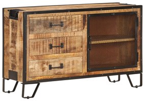 Příborník 100 x 31 x 60 cm masivní hrubé mangovníkové dřevo 285894