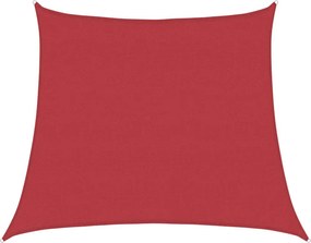 Plachta proti slunci 160 g/m² červená 4/5 x 4 m HDPE 311656