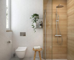 Deante Anemon, závěsná mísa bez okrajů s toaletním sedátkem, bílá, DEA-CDZD6ZPW