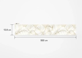 Samolepící bordura na zeď Zlaté Záření | 5 m x 13.8 cm | DWB8295