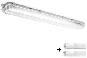 Brilagi -LED Tech. zářivkové svítidlo OPTIMA T8 2xG13/9W/230V 4000K IP65 67,5 cm
