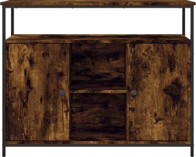 vidaXL Příborník 100 x 35 x 80 cm kompozitní dřevo [835501] Barva: hnědý dub