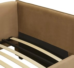 Postel s výsuvnou přistýlkou, hnědá, 90x200, TALNIA Kondela 0000416480