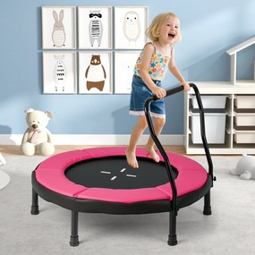 Costway Ø102 cm dětská trampolína fitness trampolína vnitřní s odnímatelnou