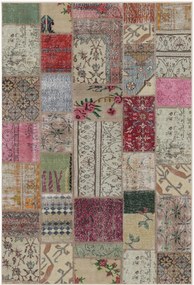 Pratelný koberec's nízkým vlasem Patchwork