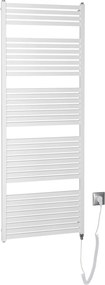 Aqualine - Topné těleso TONDI-E 60x169 cm, 800W, bílá DE490T