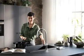 Hansgrohe SodaSystem sBox chrom / Dřezová baterie / výsuvná koncovka /