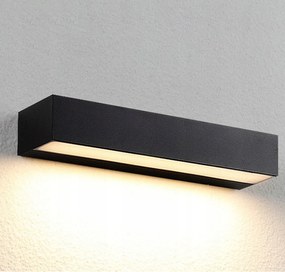 Led fasádní nástěnná lampa Venkovní IP65 12W 20 cm Bílá Teplá