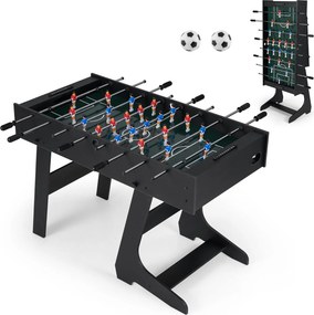 Costway Skládací stolní fotbal s 22 hracími figurkami a 2 míčky a 2 počítadlem