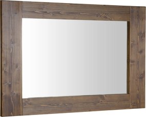 Sapho Brand zrcadlo v rámu 100 x 80 x 3 cm mořený smrk BA056S