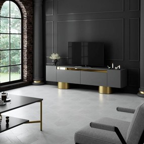 Televizní stolek Bohem Anthracite and Gold