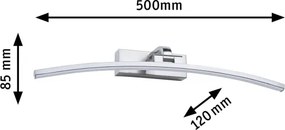 Paulmann 95558 - LED/10W Obrazové svítidlo BENTO 230V 50 cm matný chrom
