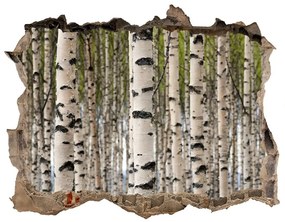Wallmuralia Samolepící nálepka na zeď Břízový les 95x64 cm