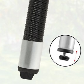 Zahradní stolek Bistra 60 cm polyratan černý