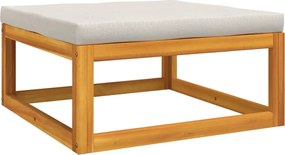 vidaXL 4dílná zahradní sedací souprava podušky masivní dřevo [3155304] Barva polštáře: Taupe
