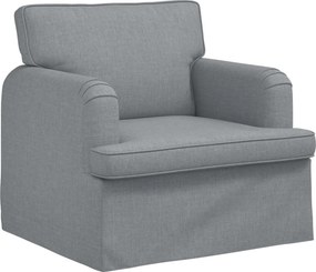 Set pohovek 2 ks Světle šedá textil 3407560