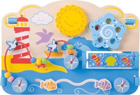 Bigjigs Toys Dřevěná motorická deska moře
