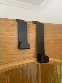 usporadejto.cz Háček na dveře z vnitřní strany, DOORHOOK - černý, krátký