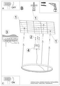 Thoro TH.216 - LED Lustr na lanku RIO LED/30W/230V CRI90 3000K pr. 55 cm zlatá