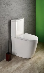 Sapho Sapho, TURKU RIMLESS WC kombi mísa zvýšená, sp./zad.odpad