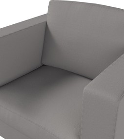 Potah na křesko IKEA Karlanda, krátký barva béžová látka pletený vzor