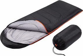 Spací pytel 2v1 SNOORA 210x75 cm, černý
