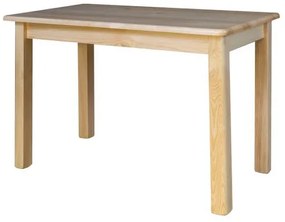 Jídelní stůl ST104, 150x75x75, borovice (Délka: 75, Barva dřeva: Přírodní (lakovaná))