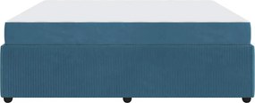 Rám postele Modrá 180 x 200 cm textil 3398429