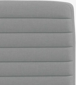Jídelní židle 4 ks světle šedé textil 3315274