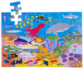 Bigjigs Toys Podlahové puzzle Podmořský svět 48 dílků