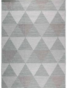 Vopi | Kusový koberec Flat 21132 ivory/silver/mint - 120 x 170 cm