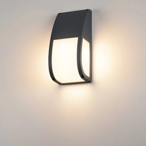 LA 227176 Venkovní svítidlo KERAS úsporka nástěnná antracit  230V E27 24W  - BIG WHITE (SLV)