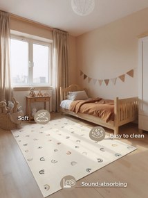 Hanse Home, Dětský koberec Adventures 106414 Cream Multicolor, 120x170, vícebarevná, dětský pokoj