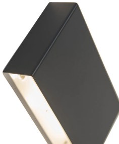 Sada 2 moderních nástěnných svítidel černá - Otan