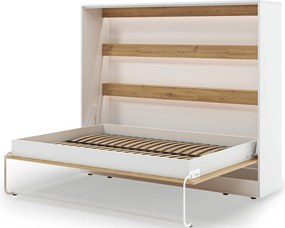 Devesto Sklápěcí postel Horizontální 140 Dub Artisan LED