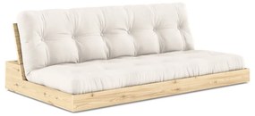 Krémová rozkládací pohovka 196 cm Base – Karup Design