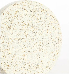 Terrazzo kulatý odkládací stolek ø 32 cm Sella – Light &amp; Living